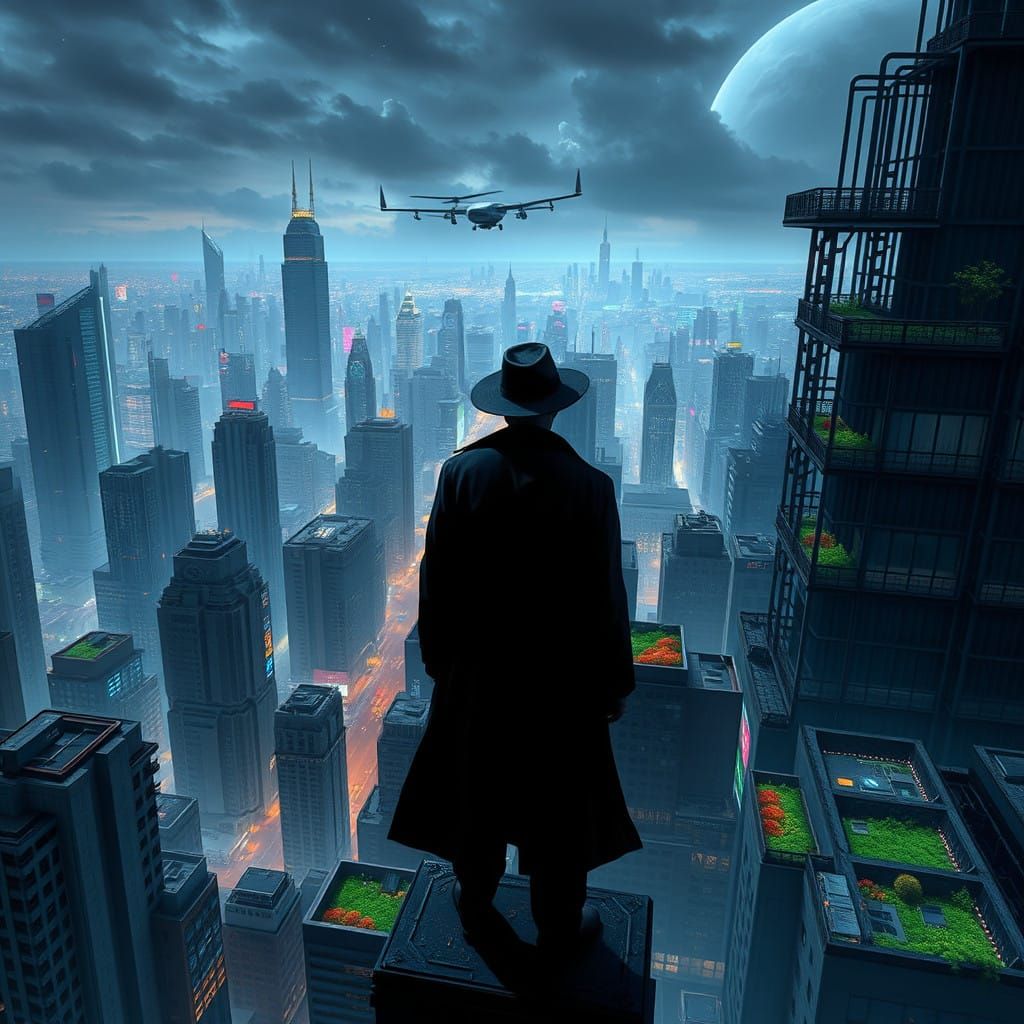 blade runner 2049 neon A cityscape covered in solar panels and rooftop ...