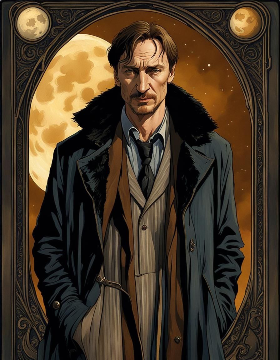 Remus Lupin - Tarot Card Series - AI Generated Artwork - NightCafe Creator