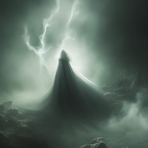 Woman in the fog - AI Generated Artwork - NightCafe Creator