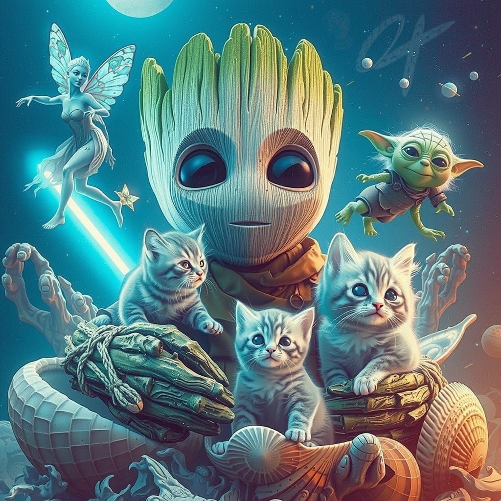 Groot And Yoda... - Groot And Yoda...