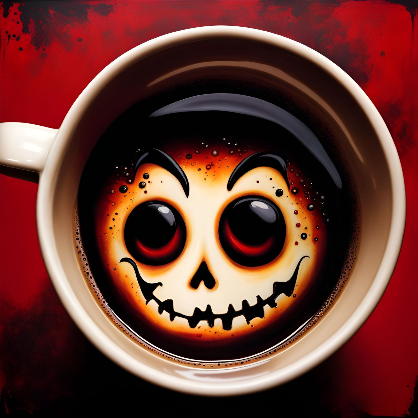 Morning grouch coffee cup. - AI Generated Artwork - NightCafe Creator