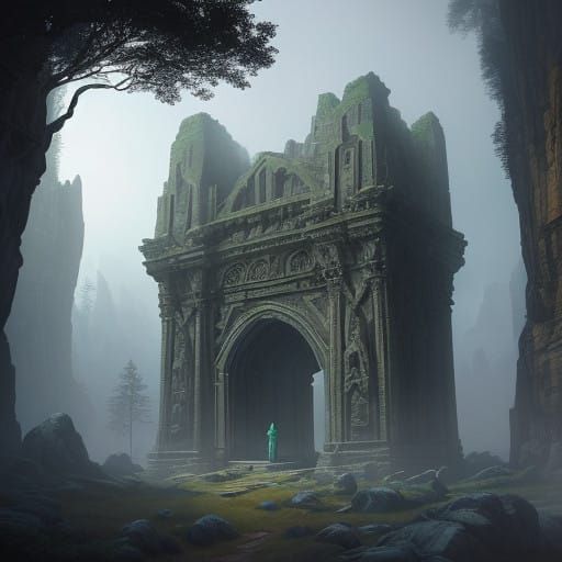 Ancient Ayleid City of Merid-Nunda Hides in Valus ... - AI Art