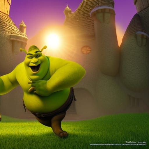 shrek invasion - AI Generated Artwork - NightCafe Creator