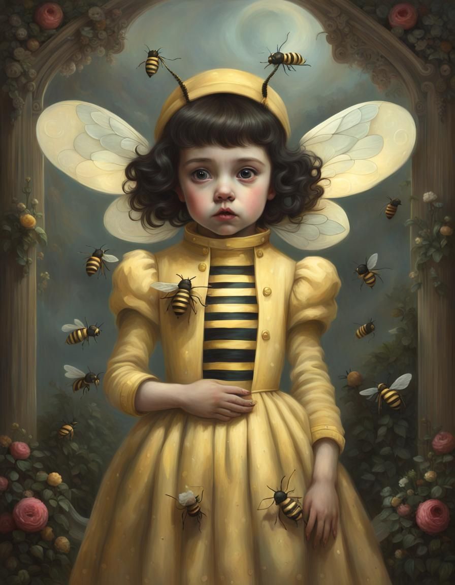 The Bee Princess - AI Generated Artwork - NightCafe Creator