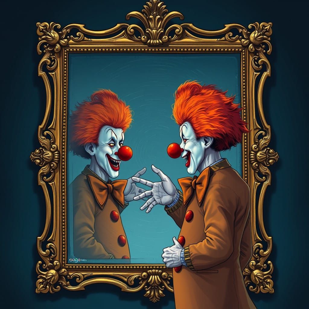 Clown Arguing With Mirror - Clown Arguing With Mirror