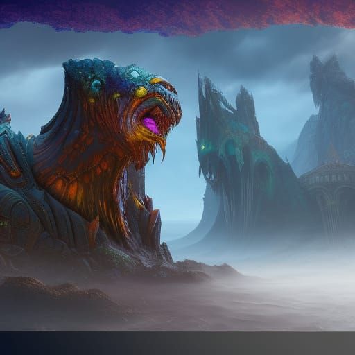 The awoken beast - AI Generated Artwork - NightCafe Creator