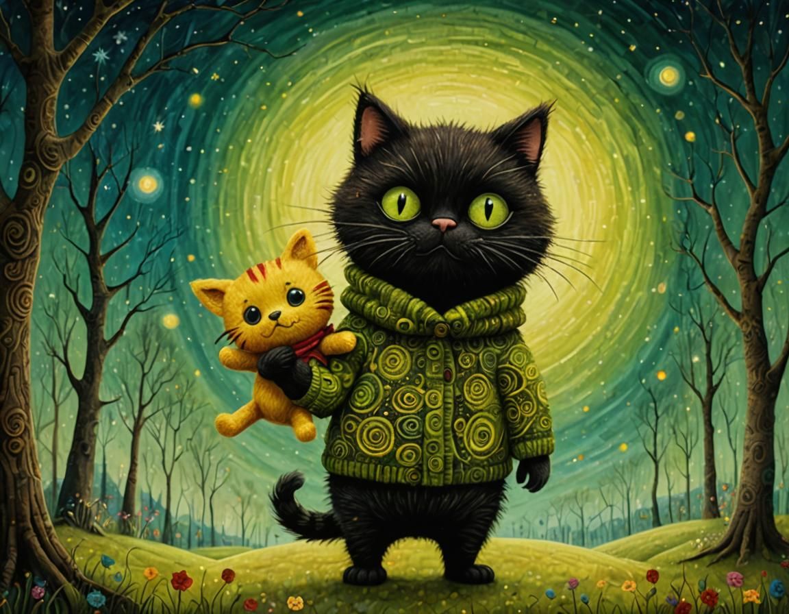 Kitty's Stuffy - AI Generated Artwork - NightCafe Creator