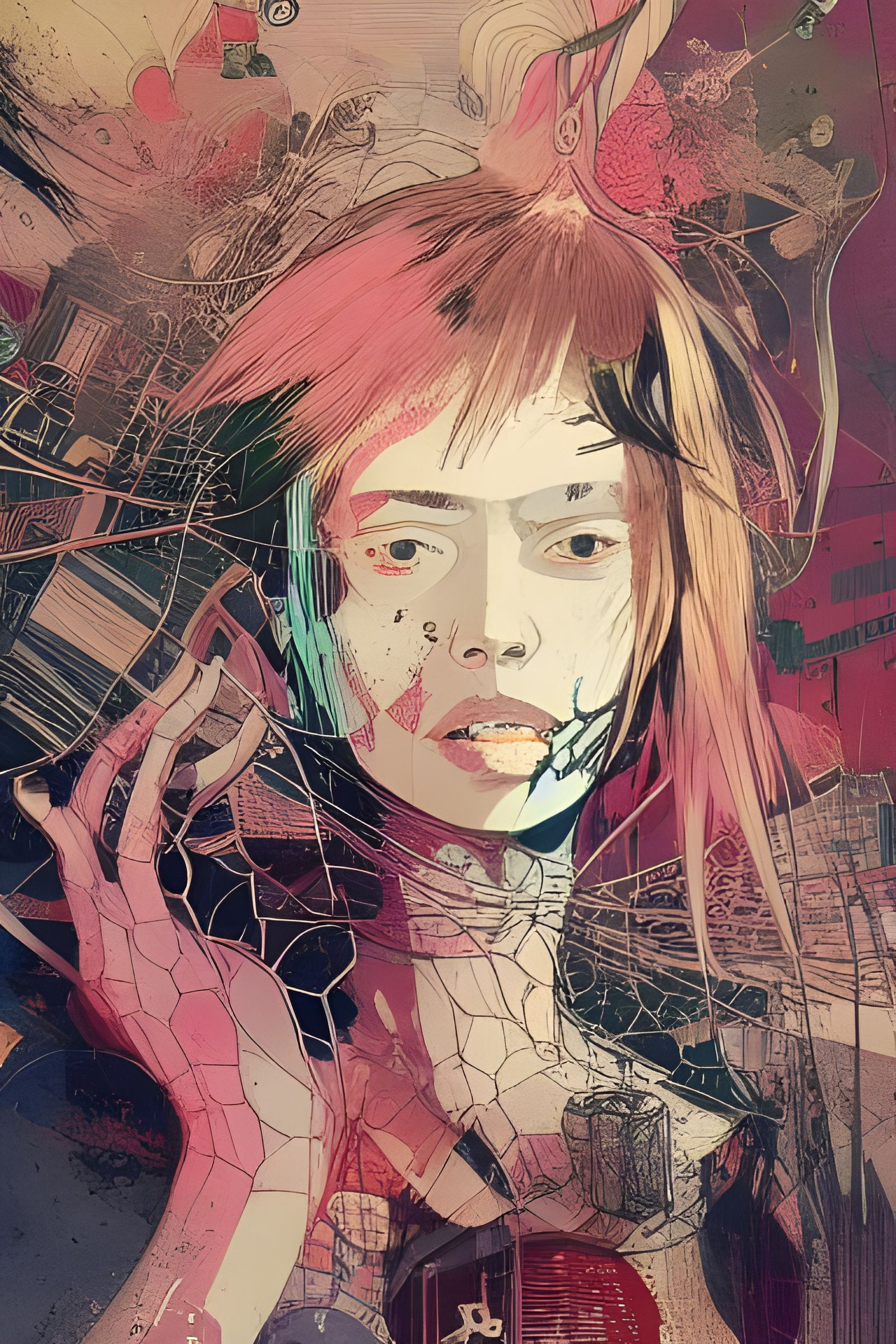 Don't get in her net - AI Generated Artwork - NightCafe Creator