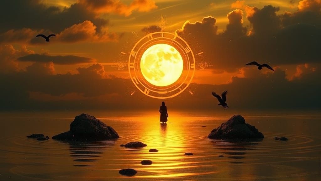 Celestial Balance in Eternity - AI Art