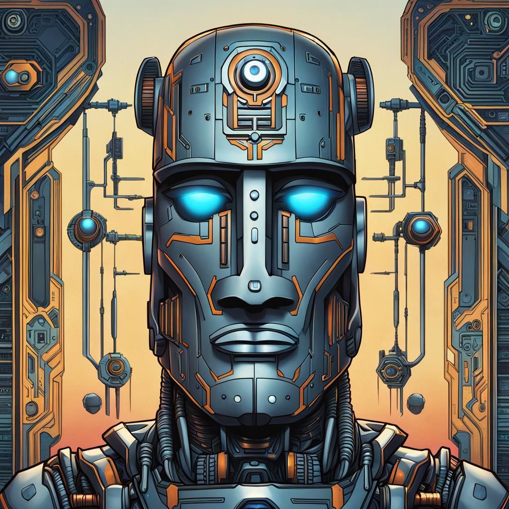 Mo'ai-bot - AI Generated Artwork - NightCafe Creator