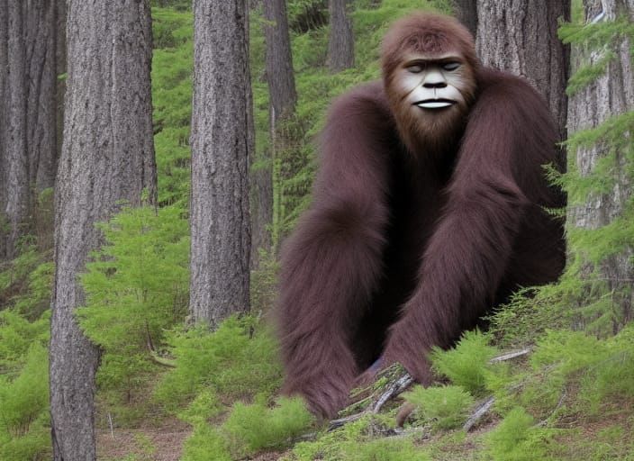 The Great Ape of North America - AI Generated Artwork - NightCafe Creator