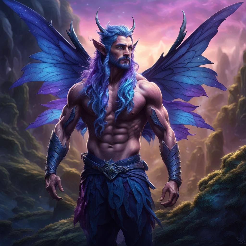 Male Fae - AI Generated Artwork - NightCafe Creator