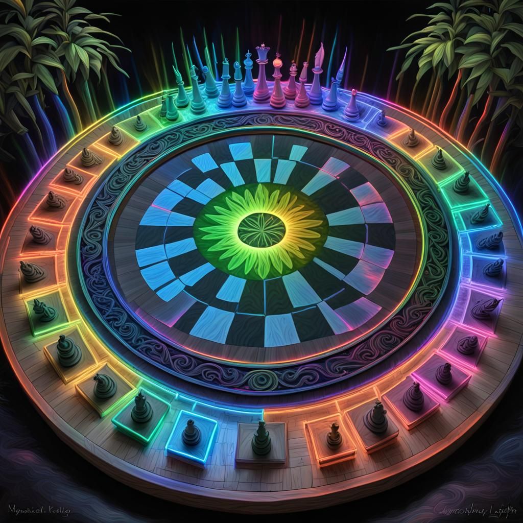 Futuristic chess - AI Generated Artwork - NightCafe Creator