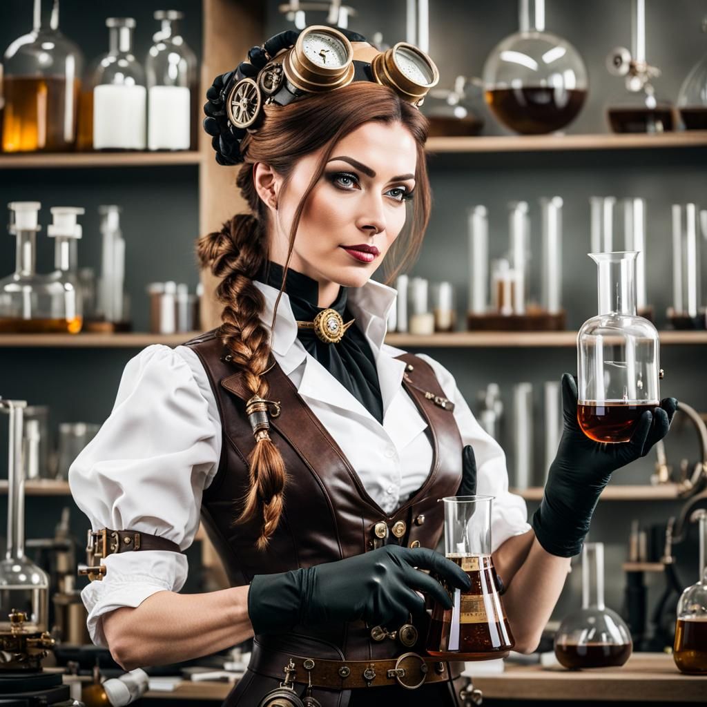 Steampunk Science 2 - AI Generated Artwork - NightCafe Creator