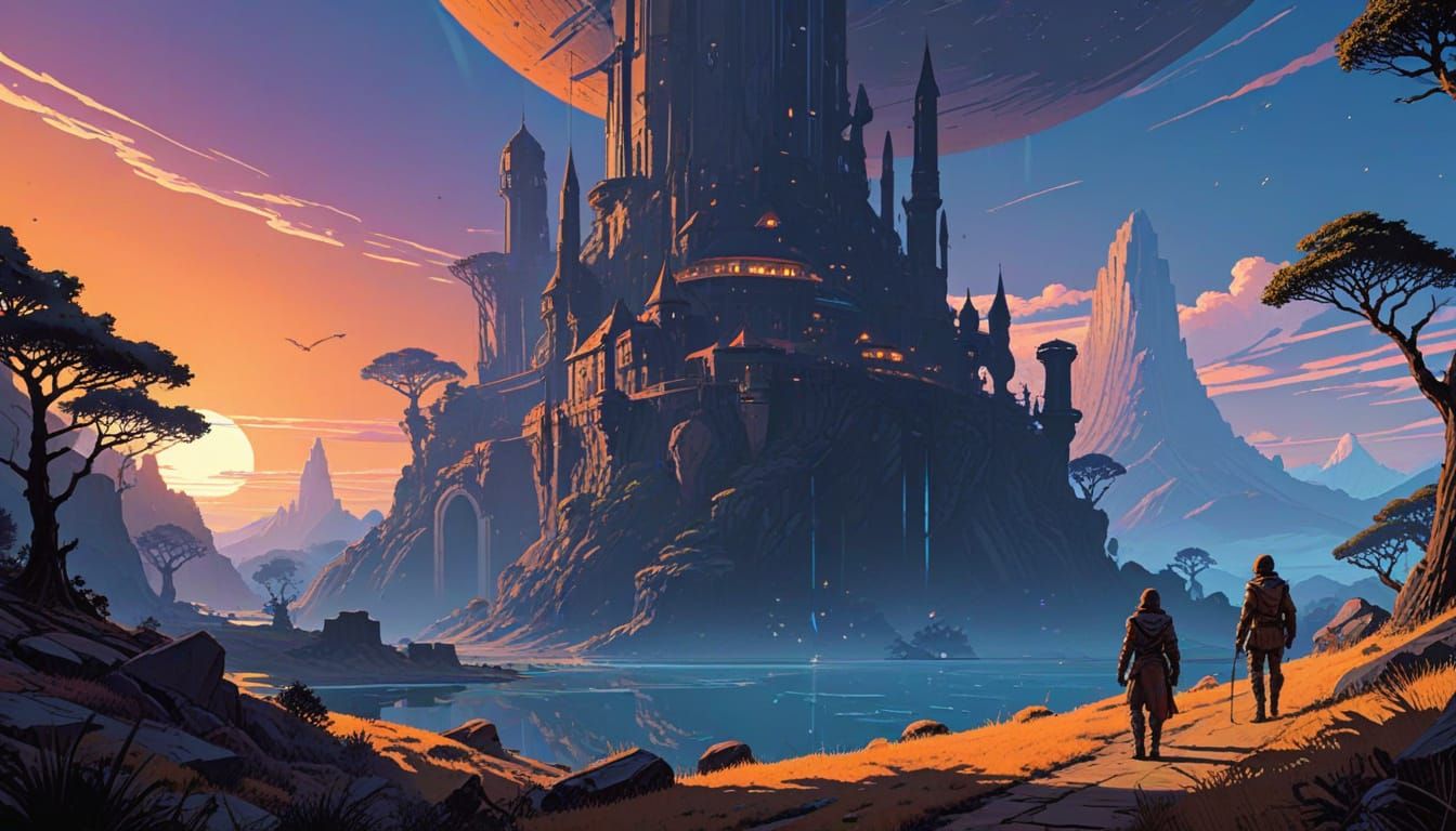 computer game landscape - computer game landscape