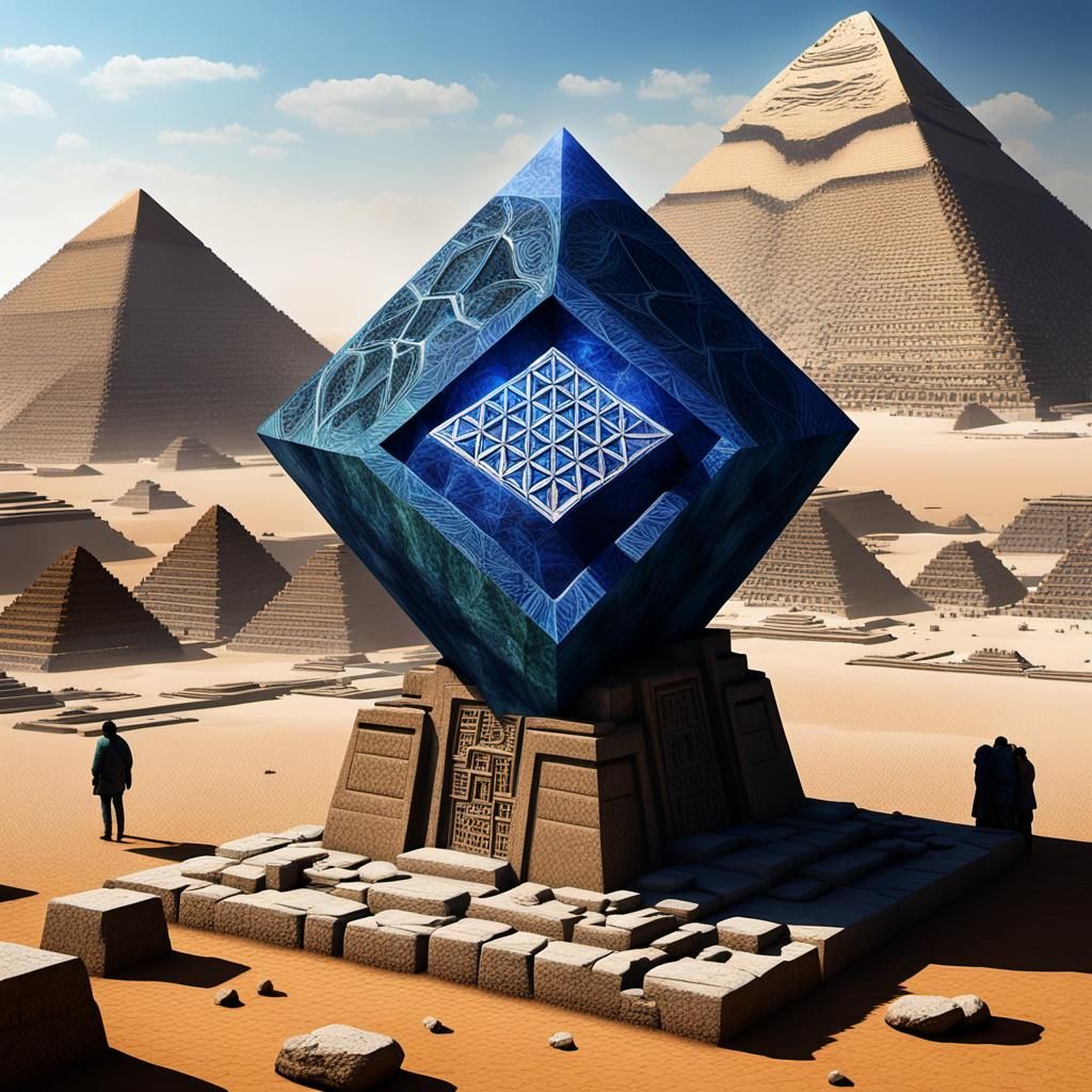 Pyramids - AI Generated Artwork - NightCafe Creator