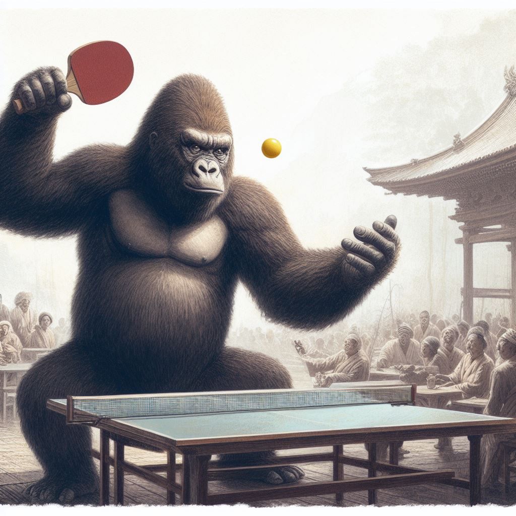 Ping-Kong / King-Pong - AI Generated Artwork - NightCafe Creator