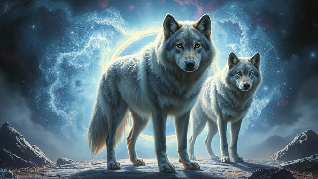 Astral Wolves - Celestial Guardians of the Stargate