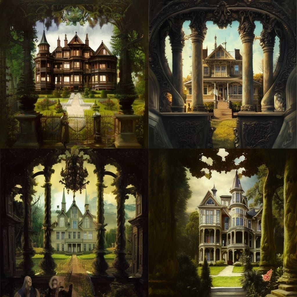 Victorian Home - AI Generated Artwork - NightCafe Creator