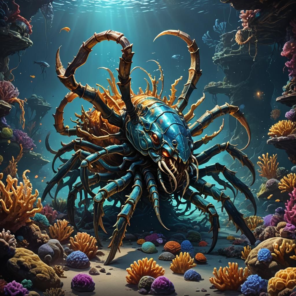 Devonian-Mississippian creature - Ancient Sea Scorpion's Twi...