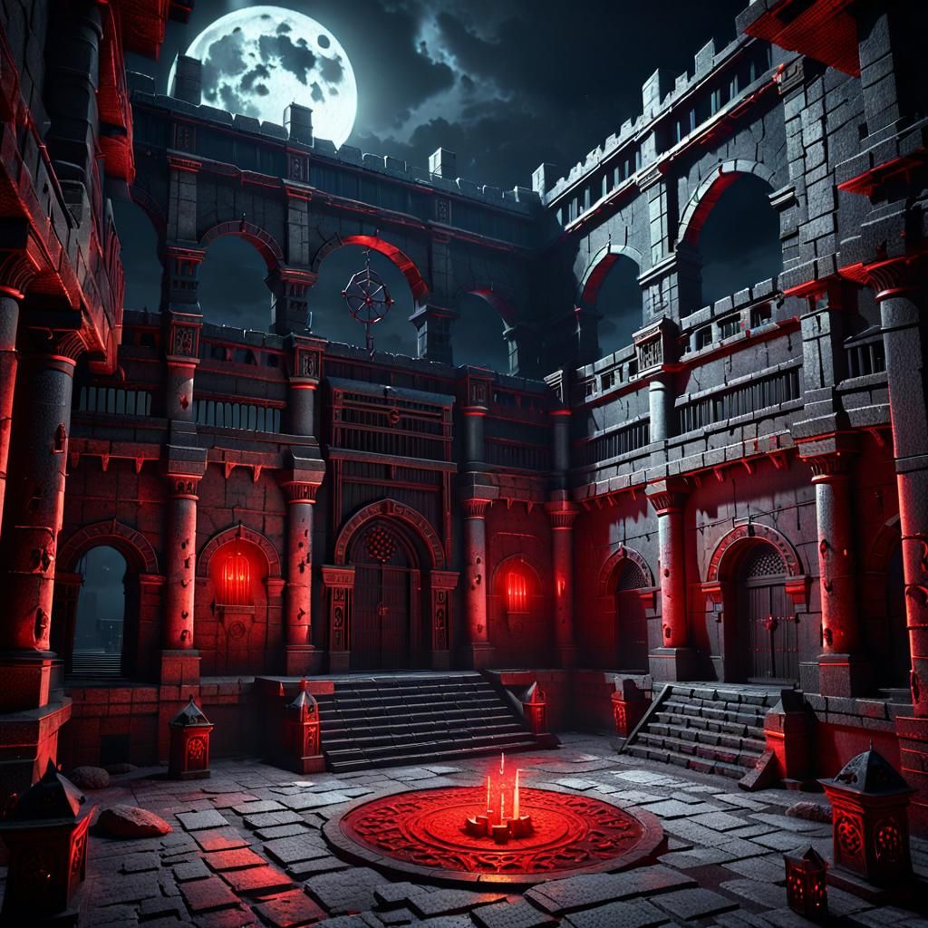 Red ritual - AI Generated Artwork - NightCafe Creator