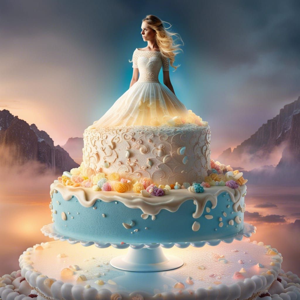 Cake Dress - AI Generated Artwork - NightCafe Creator