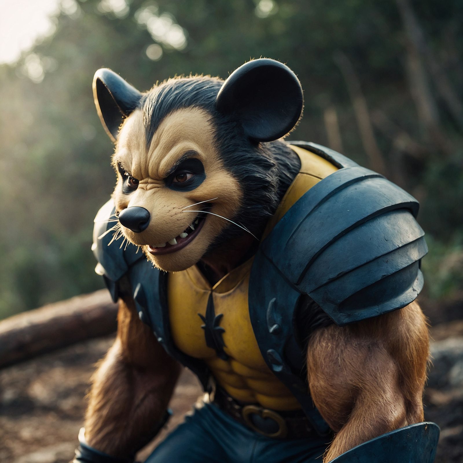 Is wolverine, but it's mickey mouse - AI Generated Artwork - NightCafe ...