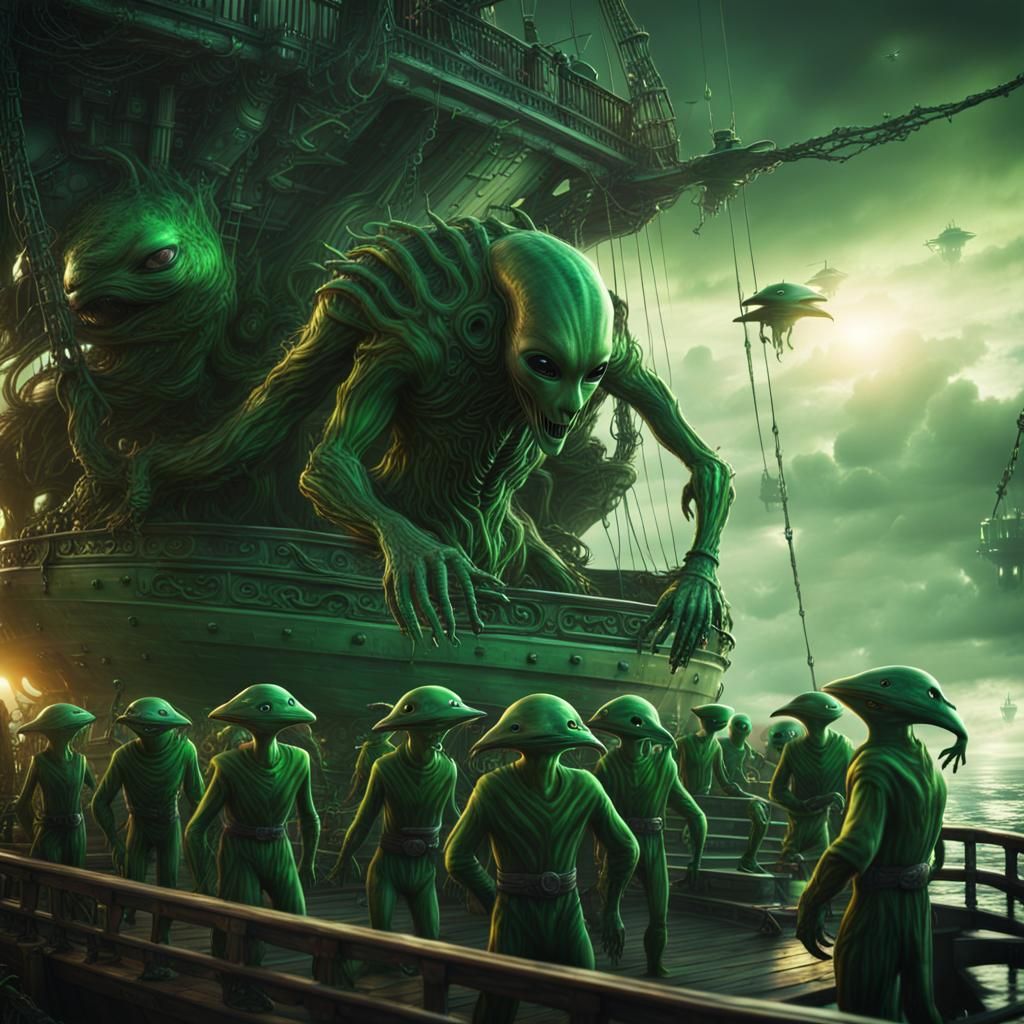 Yes sir. We have captured all the pirates, and put them to work ...