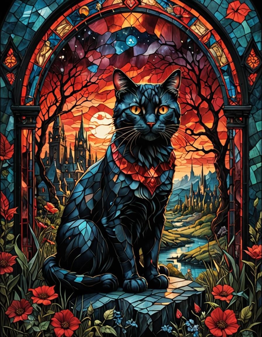 Slavic folklore - Cat - AI Generated Artwork - NightCafe Creator