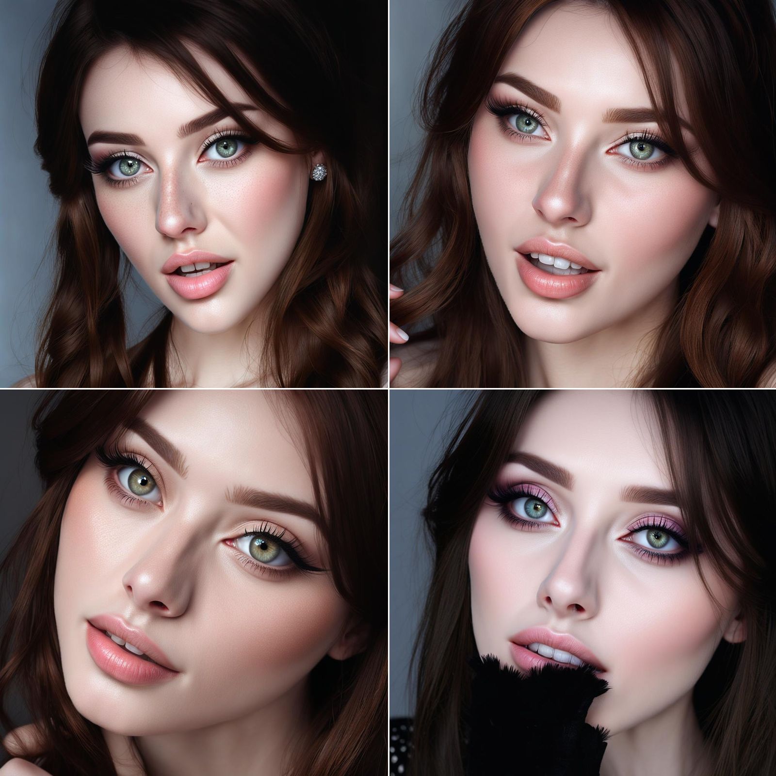Character study, closeup of cute face (High Resolution) - AI Generated ...