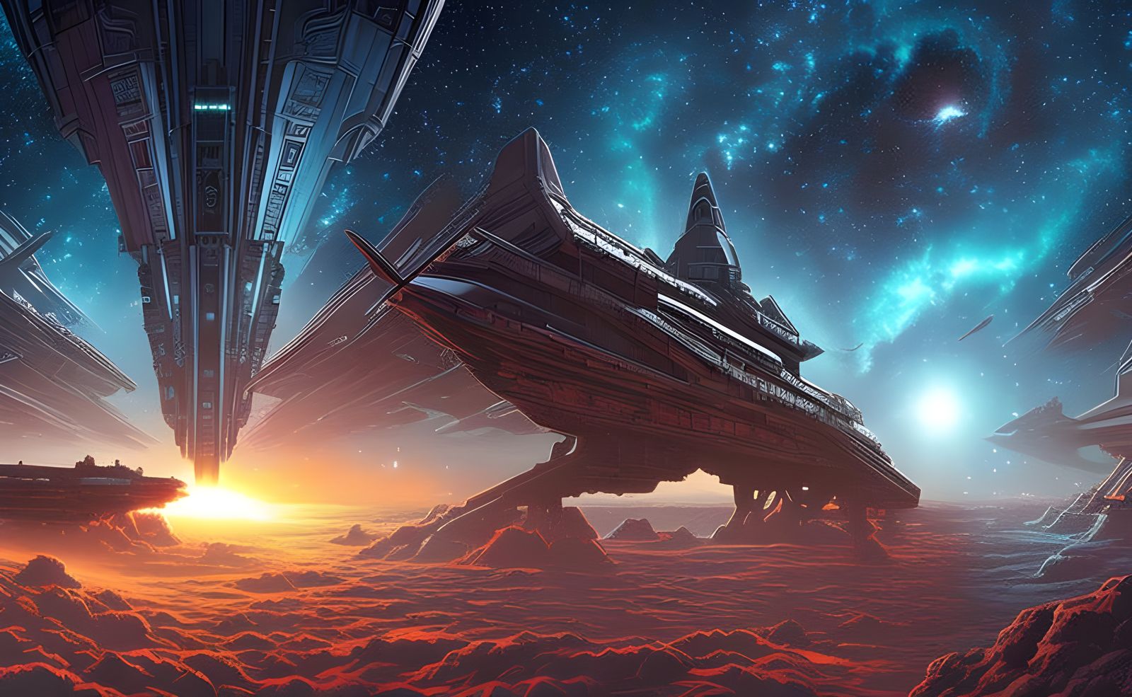 Galactic Exploration - AI Generated Artwork - NightCafe Creator