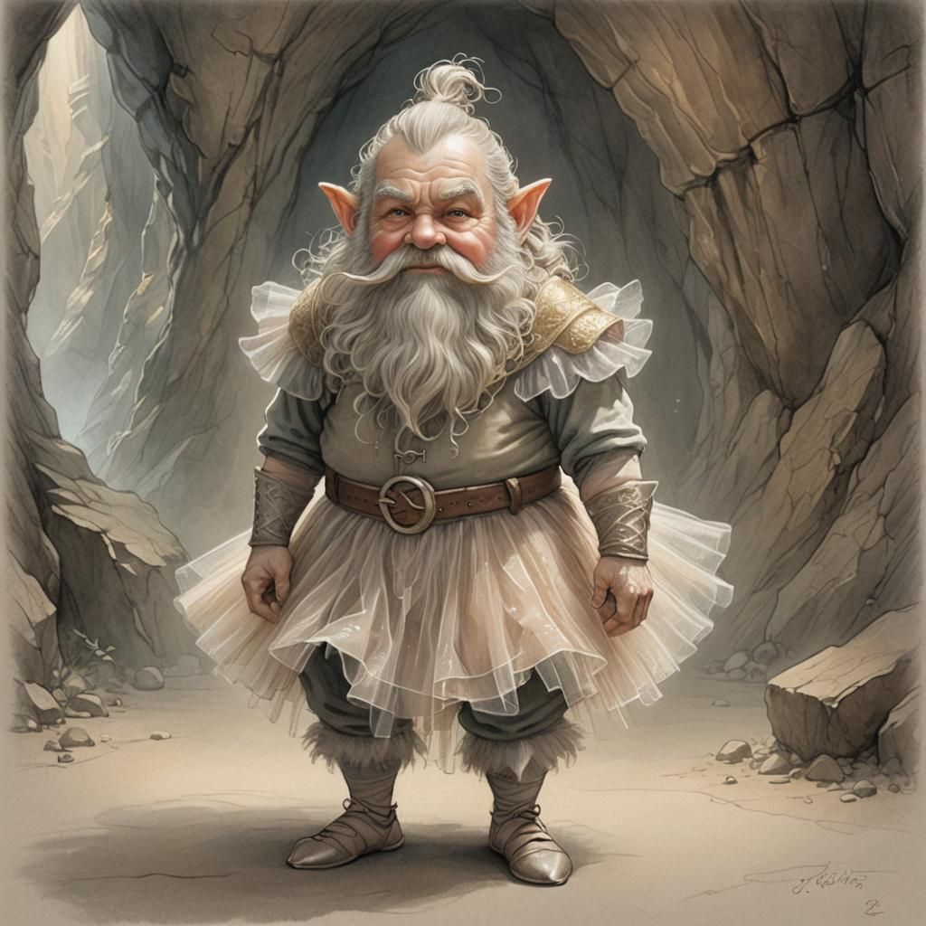 Female dwarves are also bearded! - AI Generated Artwork - NightCafe Creator