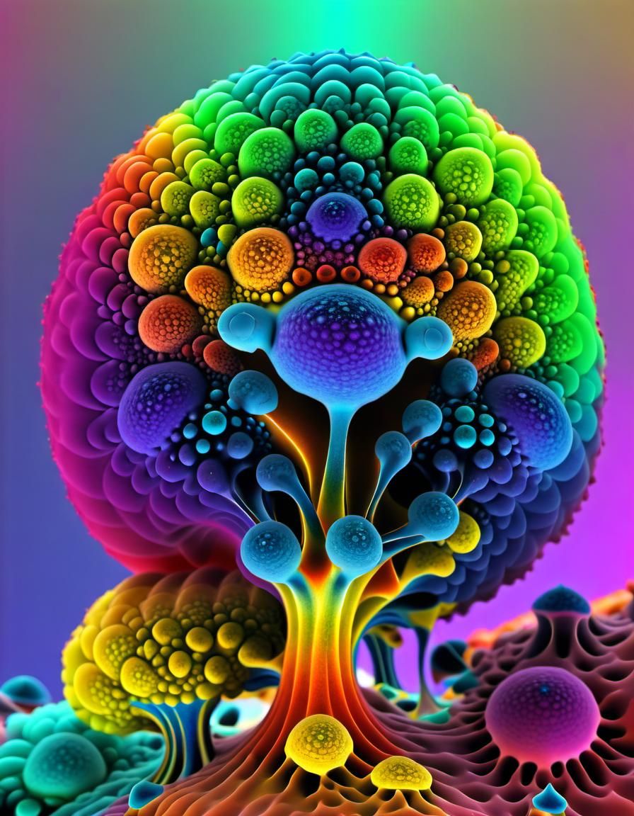 Amoebae under an electron microscope - AI Generated Artwork - NightCafe ...