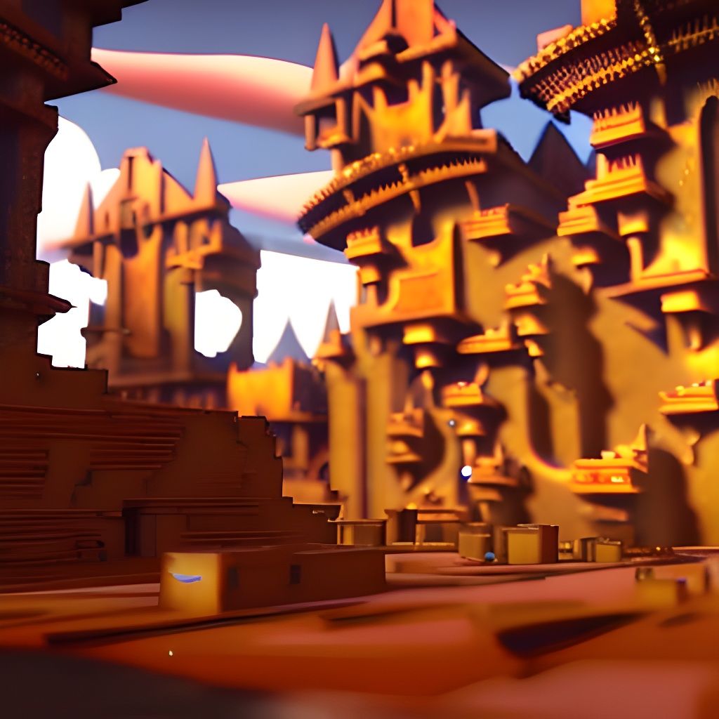 Cardboard Box Castles - AI Generated Artwork - NightCafe Creator