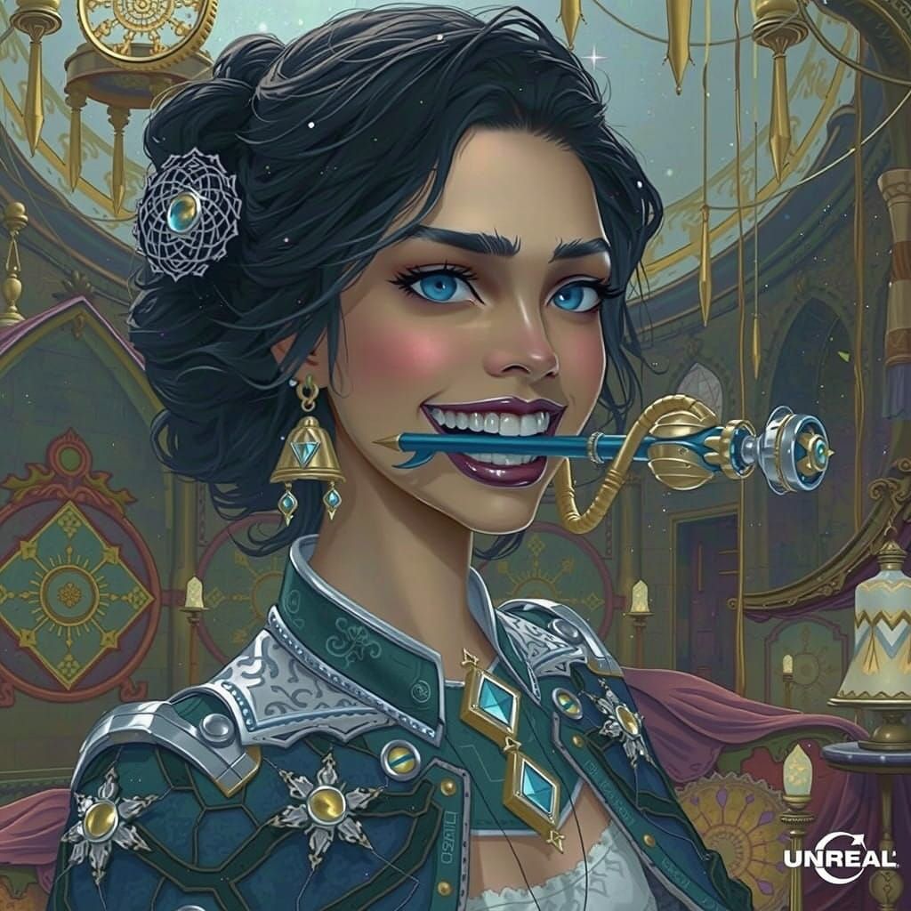 Ancient Vibration Device Mysterium in Ethereal Lig... - AI Art