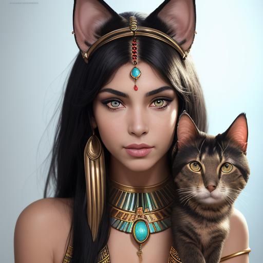 Bastet - AI Generated Artwork - NightCafe Creator