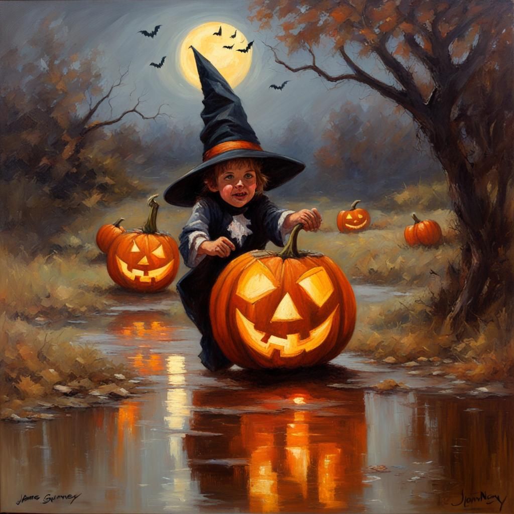 Halloween! - AI Generated Artwork - NightCafe Creator