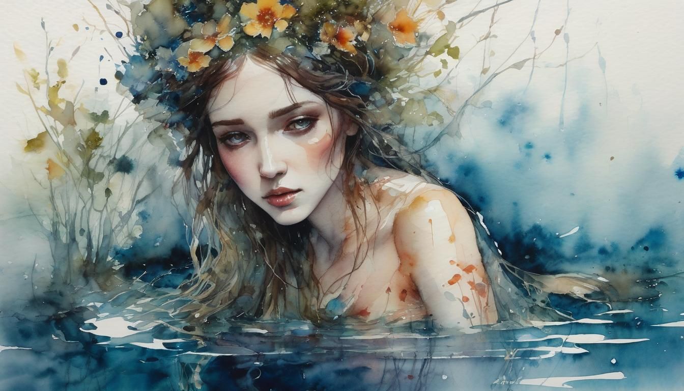 Ophelia - AI Generated Artwork - NightCafe Creator