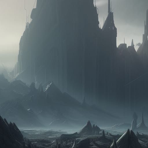 Desolate wasteland - AI Generated Artwork - NightCafe Creator