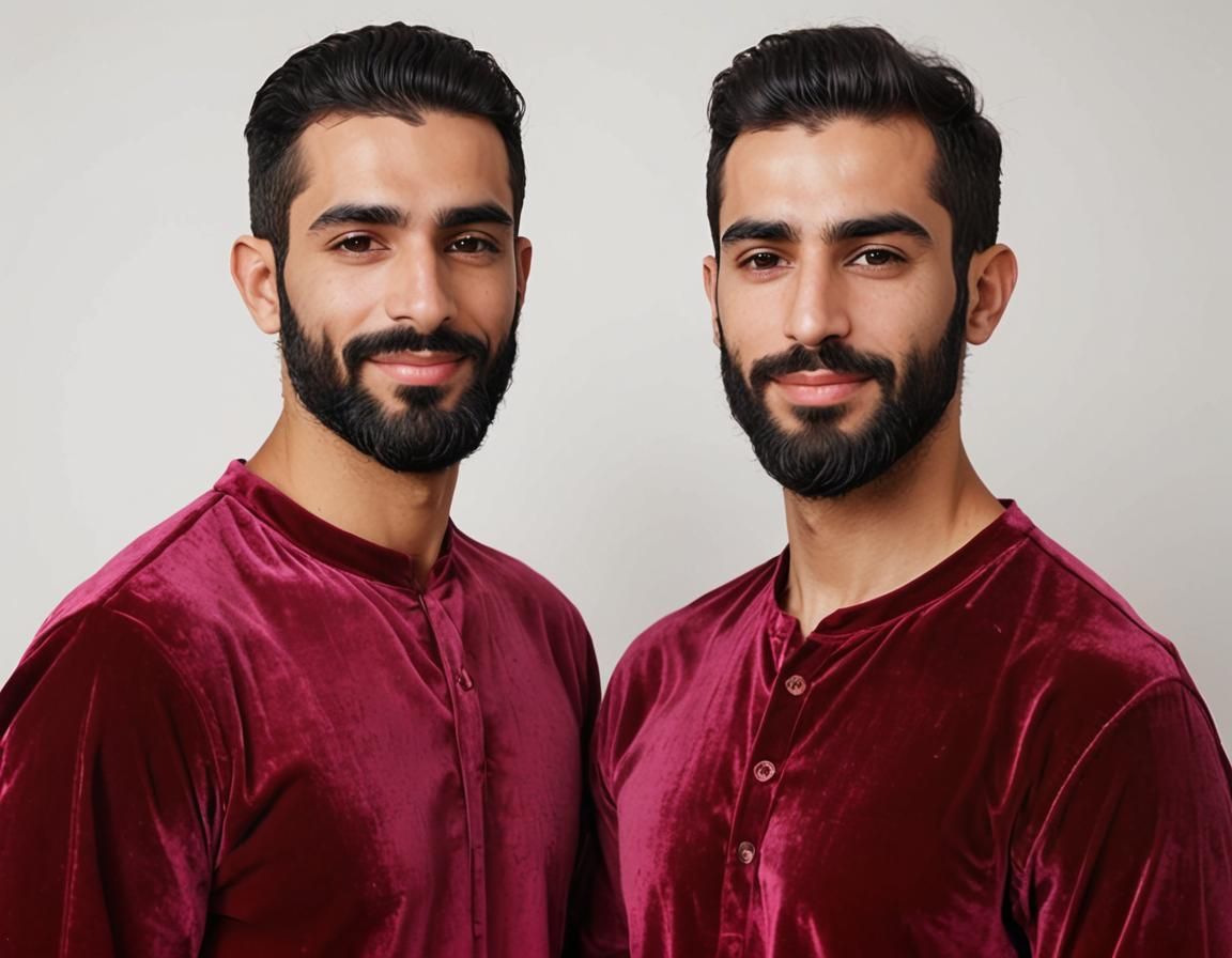 Ahmad and Ali. Twins. - AI Generated Artwork - NightCafe Creator