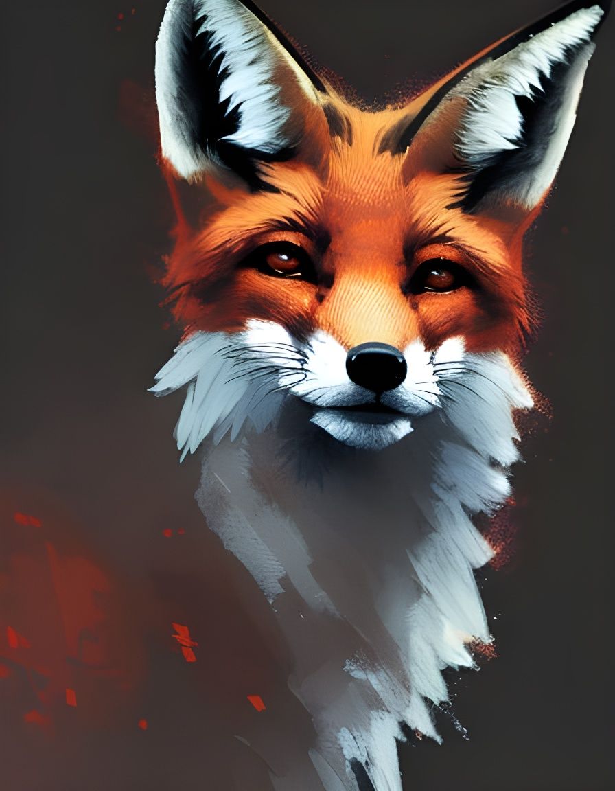 A Foxy Portrait - AI Generated Artwork - NightCafe Creator