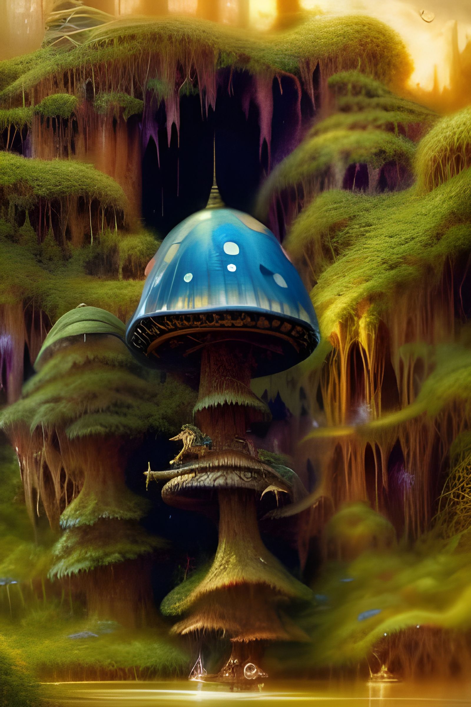 Shroomie Almighty - AI Generated Artwork - NightCafe Creator