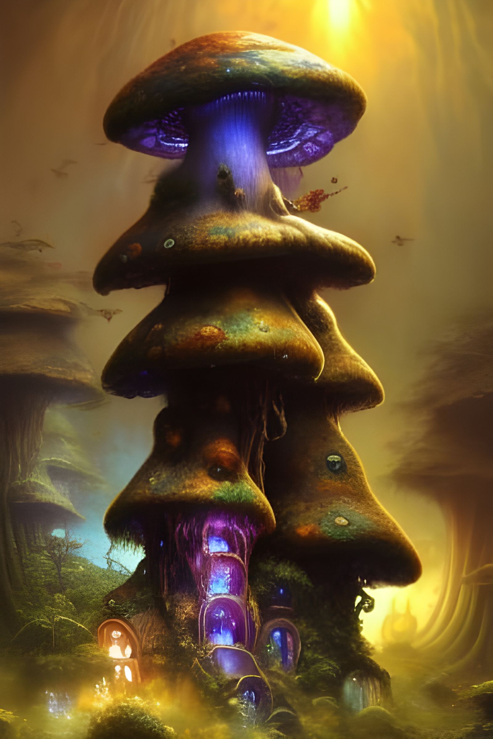 Shroomie Almighty - AI Generated Artwork - NightCafe Creator
