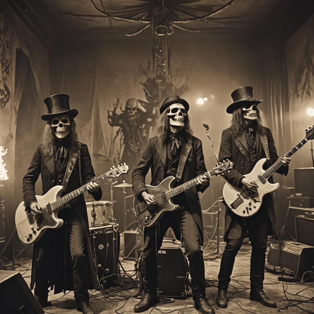 Footage Of An Actual Victorian Heavy Metal Band (Not) - AI Generated ...