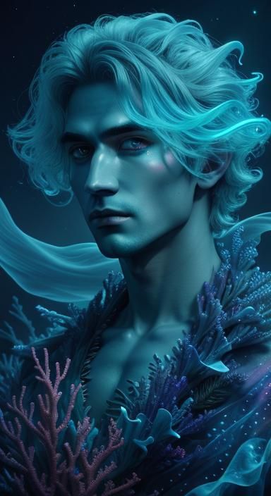 Portrait of a merman - AI Generated Artwork - NightCafe Creator