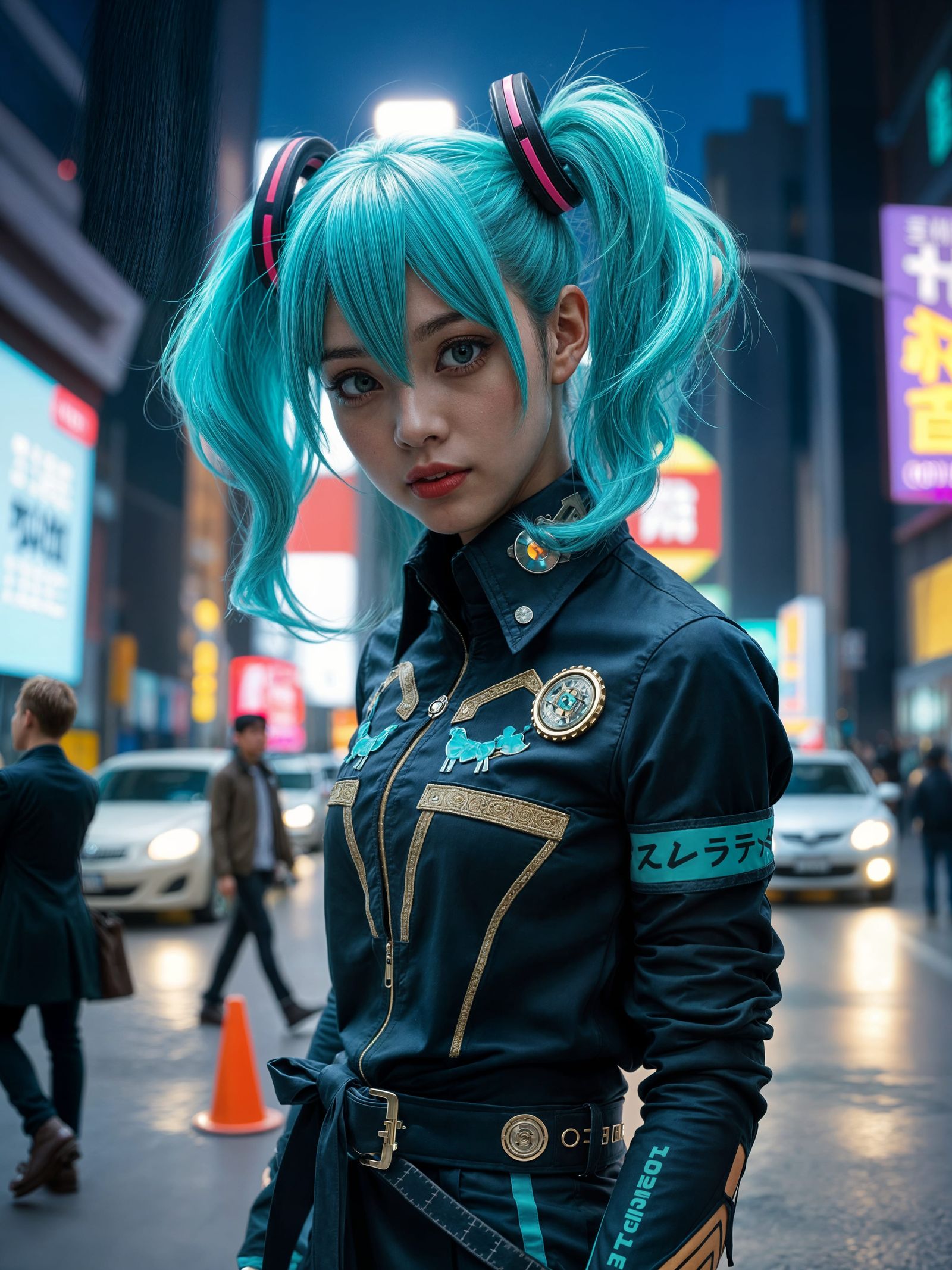 Mitsuo Katsui's photograph of Hatsune Miku