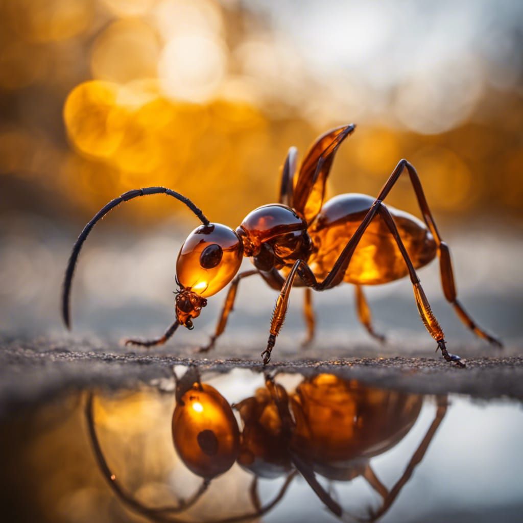 Amber Ant - AI Generated Artwork - NightCafe Creator