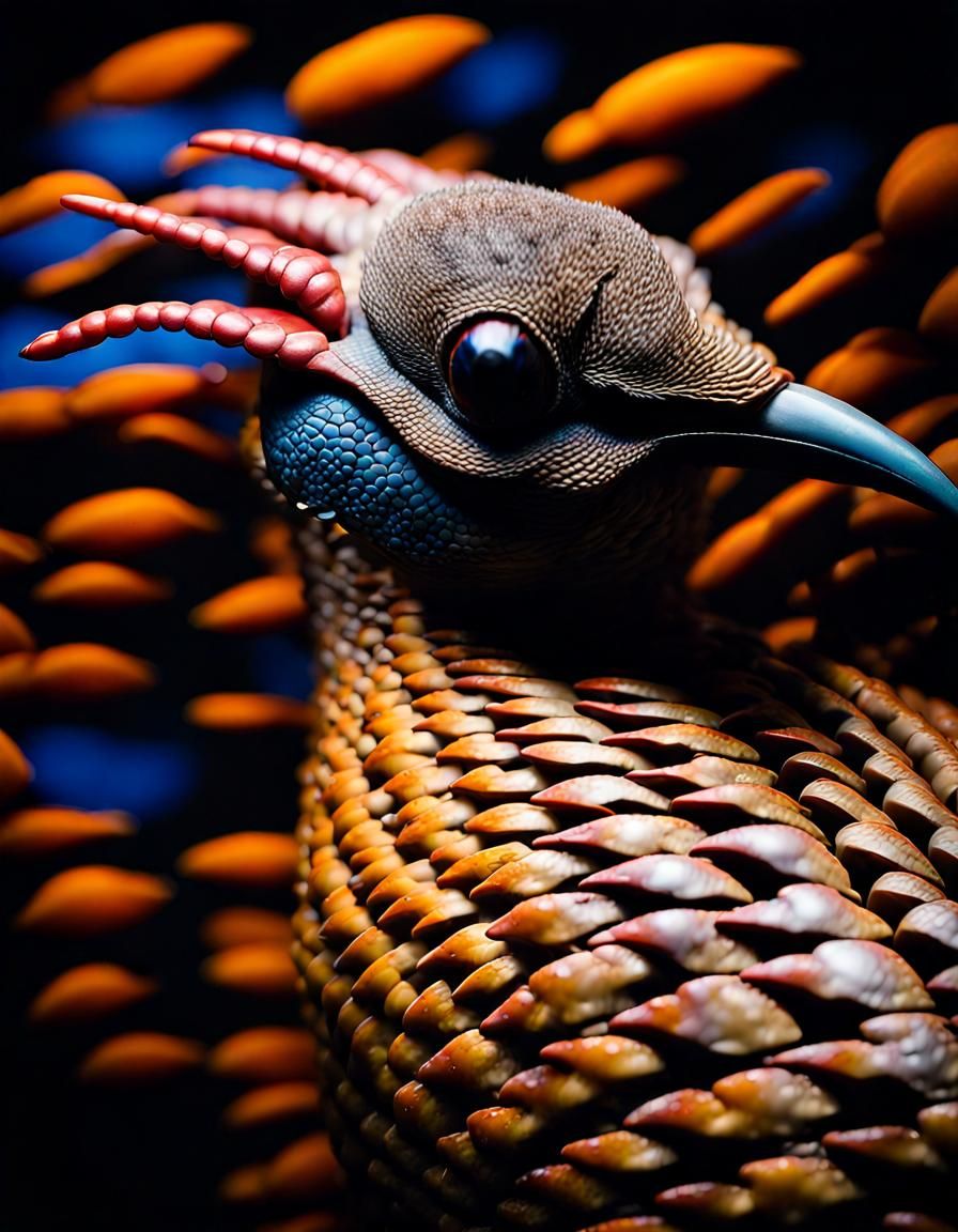 Armadillo bird - AI Generated Artwork - NightCafe Creator