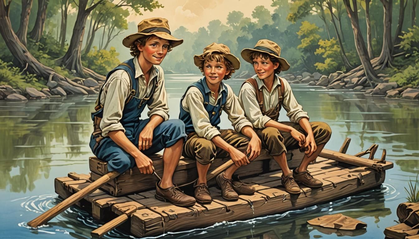 River Raft - AI Generated Artwork - NightCafe Creator