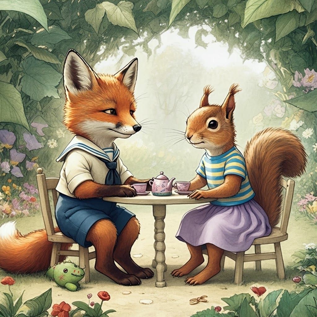 Remembering All the Tea Parties - Whimsical Garden Tea Party...